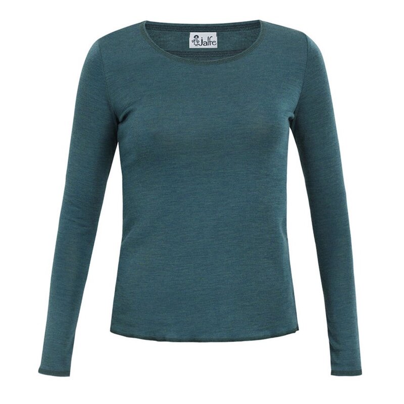 Jalfe Longsleeve Wolle cipresso/dunkel grün bei KDU